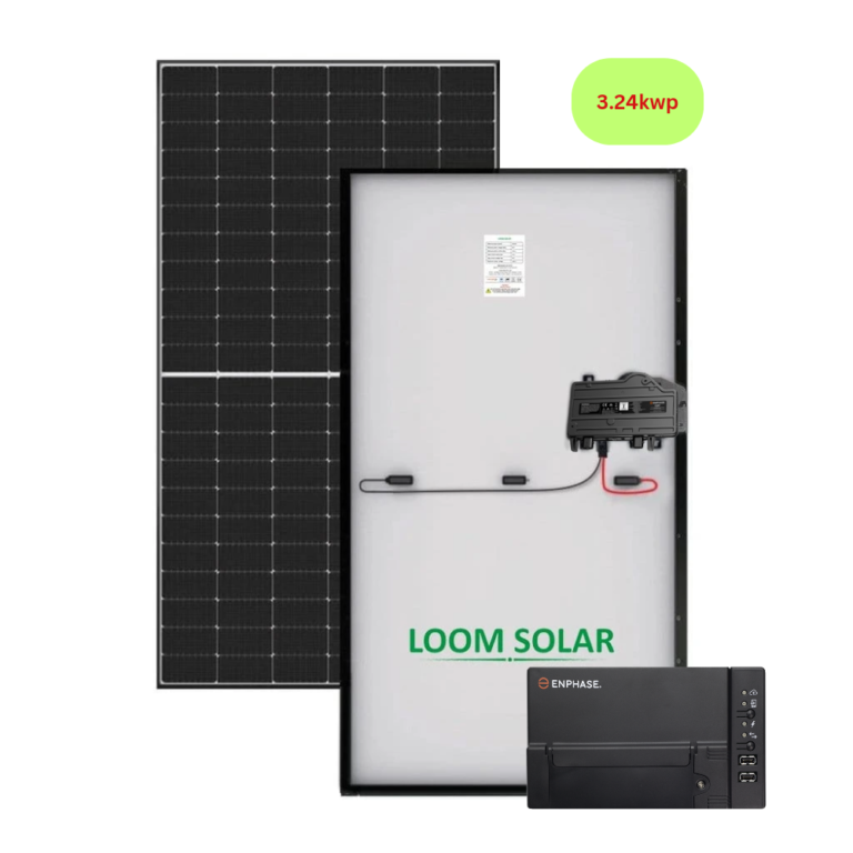 Topcon Solar panel - JIO SPARQ microinverter - 4.8kwp Ongrid System ...