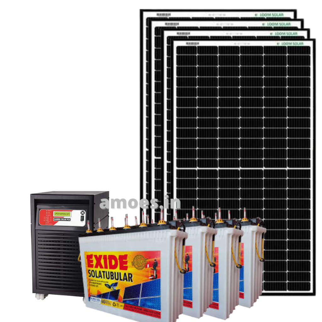 HYKON Soliz Combo Pack 1 Solar Inverter 1000 VA Lithium Battery 50Ah ...