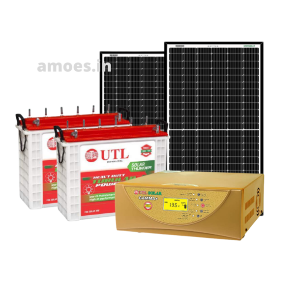 HYKON Soliz Combo Pack 1 Solar Inverter 1000 VA Lithium Battery 50Ah ...