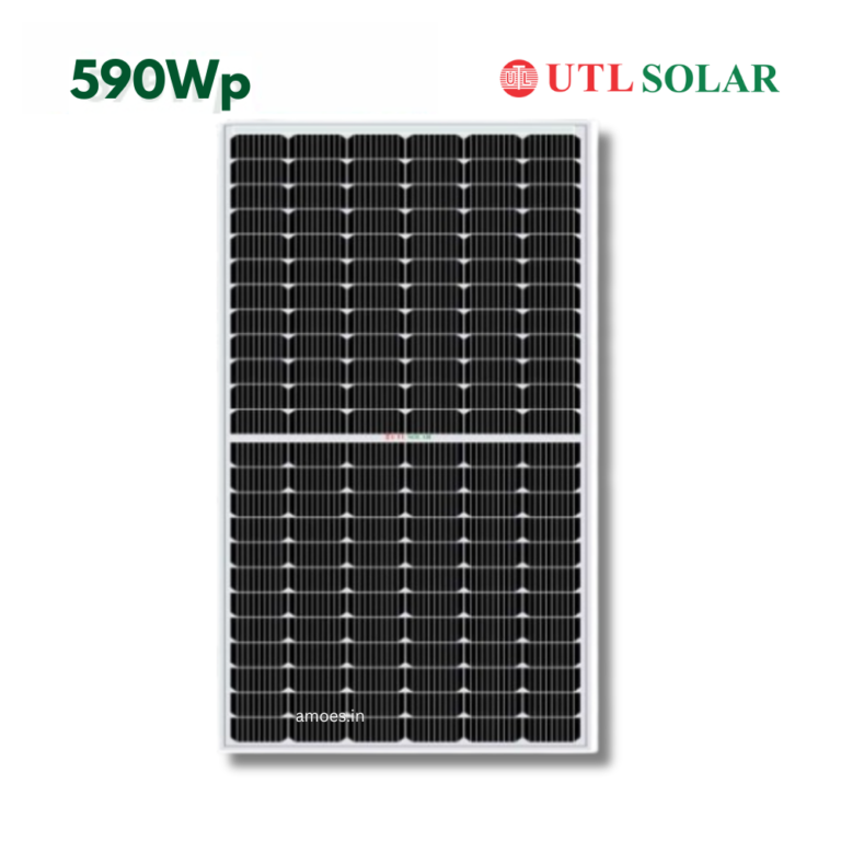 RenewSys 600Wp TOPCon Bifacial halfcut solar panel | AMO ENERGY SOLUTIONS
