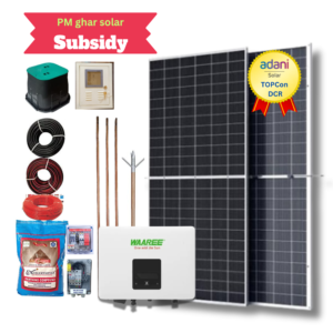 Topcon Solar panel - JIO SPARQ microinverter - 4.8kwp Ongrid System ...